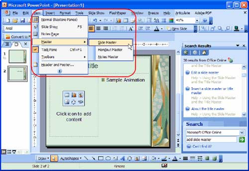 Sử dụng Slide Master & Action Buttons trong PowerPoint