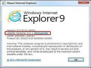 Microsoft ra bản cập nhật mới cho trình duyệt IE9