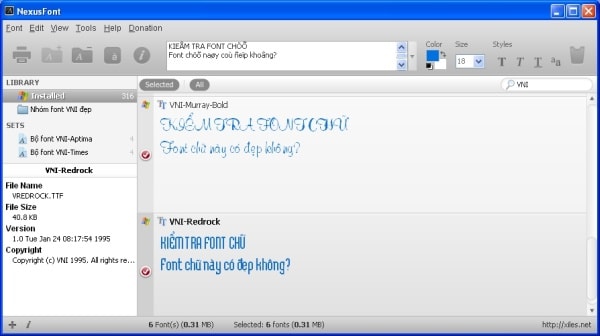 Quản lý font máy tính hiệu quả hơn với Nexus Font
