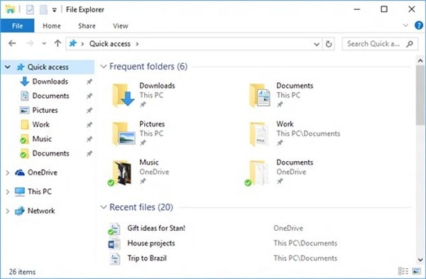 File Explorer trong Windows 10