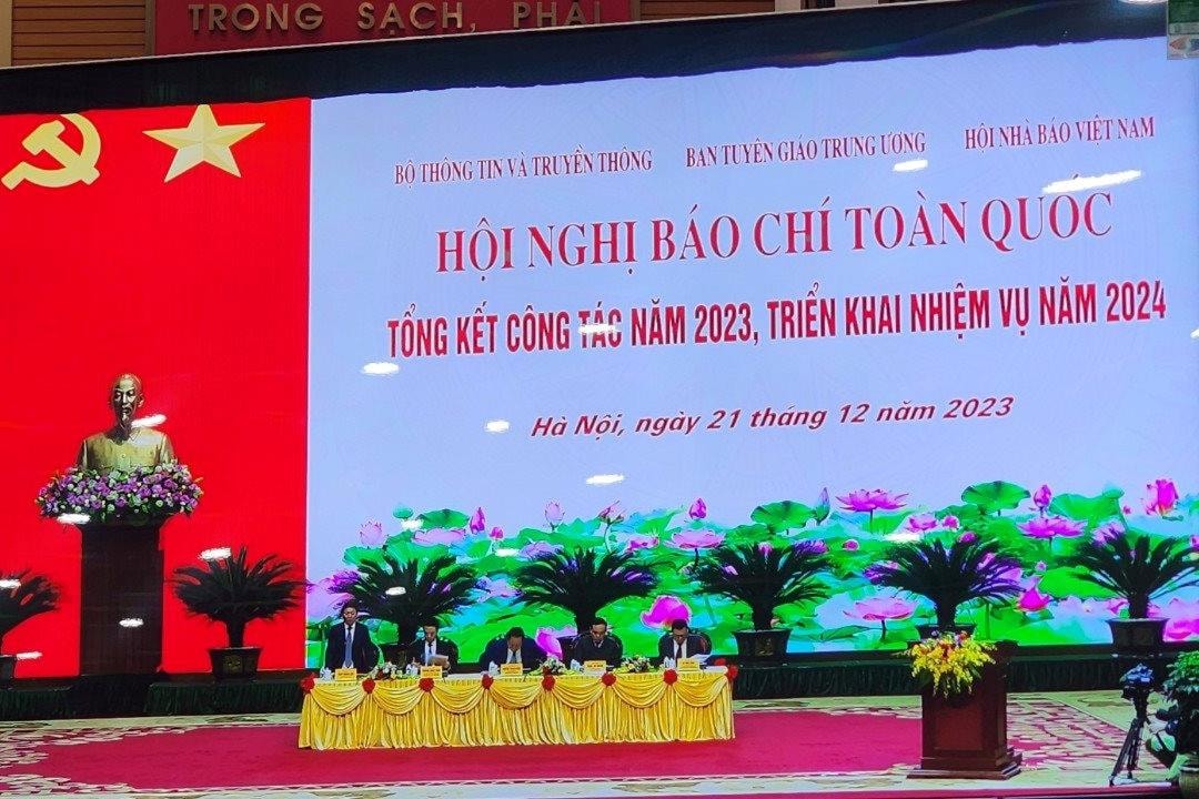 Hội nghị Báo chí toàn quốc tổng kết công tác năm 2023, triển khai nhiệm ...